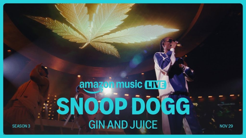Snoop Dogg – Gin And Juice | Live - Snoop Dogg performs Gin And Juice Live in new video.