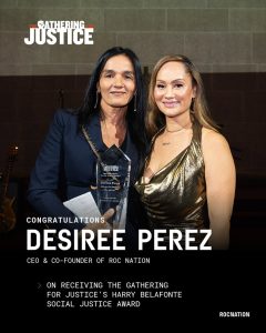 Desiree Perez, CEO And Co-Founder Of Roc Nation Receives The Harry ...